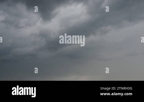 Terrible air whirlwind. Cumulonimbus clouds, shower clouds, thunderclouds are vertical developed ...