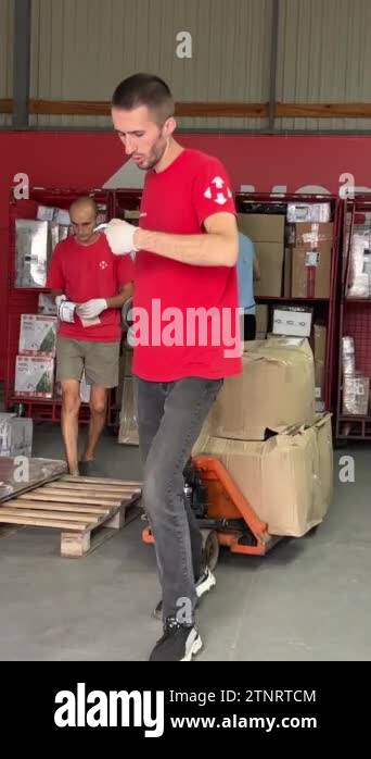 new mail luggage compartment delivery of large parcels boxes load into ...