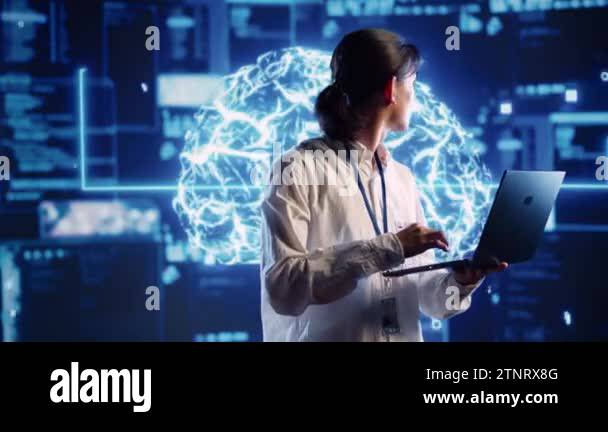 Asian Admin In Data Center Using Artificial Intelligence Computing