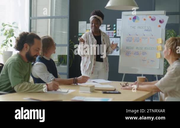 Woman business standing presentation Stock Videos & Footage - HD and 4K ...