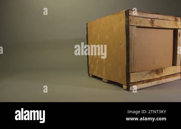 Fragile wooden packaging box crate Stock Videos & Footage - HD and 4K ...