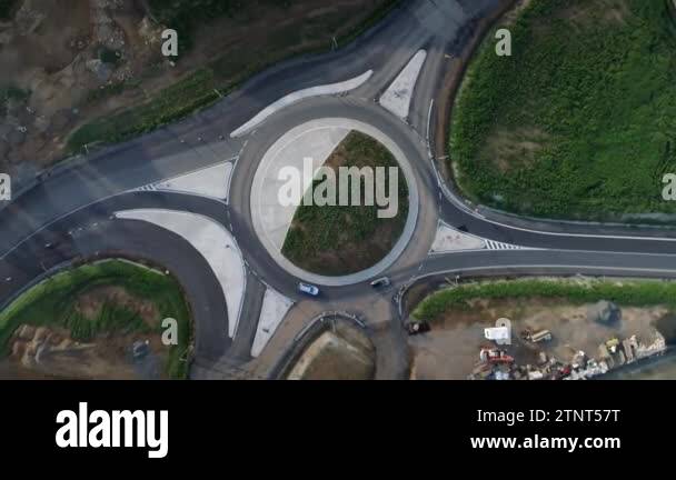 Roundabout overhead europe Stock Videos & Footage - HD and 4K Video ...