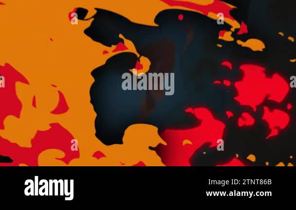 Cartoon fire red and orange colors, anime fire, alpha channel Stock ...