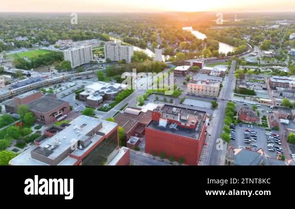 Fort wayne aerial Stock Videos & Footage - HD and 4K Video Clips - Alamy