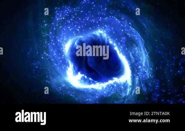Giant alien spiral galaxy in deep space. Concept 3D animation of ...