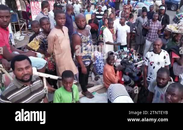 12th April 2023, Makurdi,Benue state Nigeria:Africa village Children ...