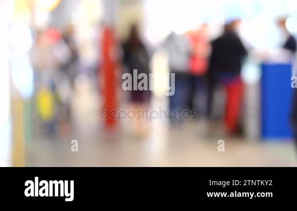 Background blur people inside Stock Videos & Footage - HD and 4K Video ...