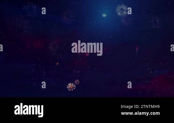 Colorful fireworks celebrations night of happiness. Festival fireworks ...