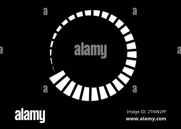 Loading Circle, Video. Loading Animation Icon on Transparent Background ...