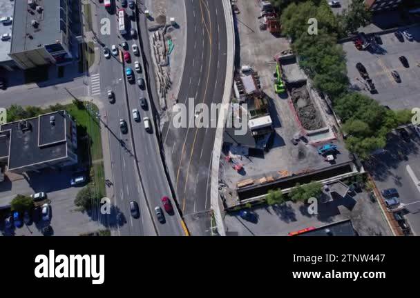 Aerial data collection of tunnelling project at Eglinton and Midland ...
