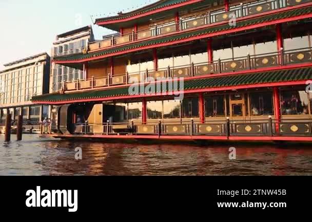 Floating chinese restaurant in amsterdam Stock Videos & Footage - HD ...