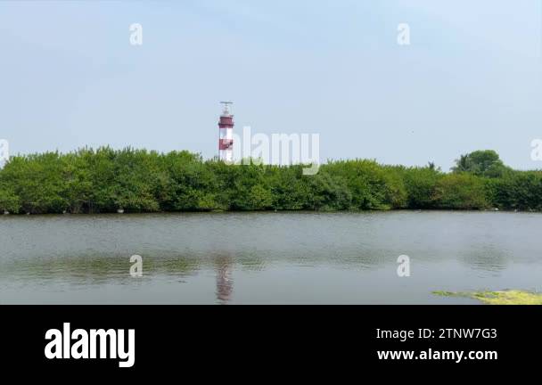 Kochi Fort, Kerala,Cochin, India 7 March 2022 Red and white Vypin ...