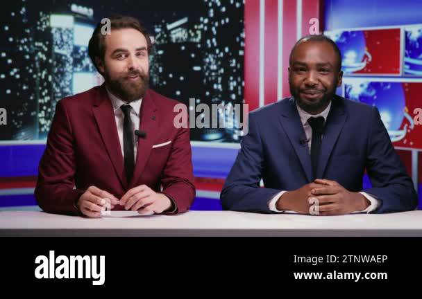 Diverse reporters host night talk show on international television ...