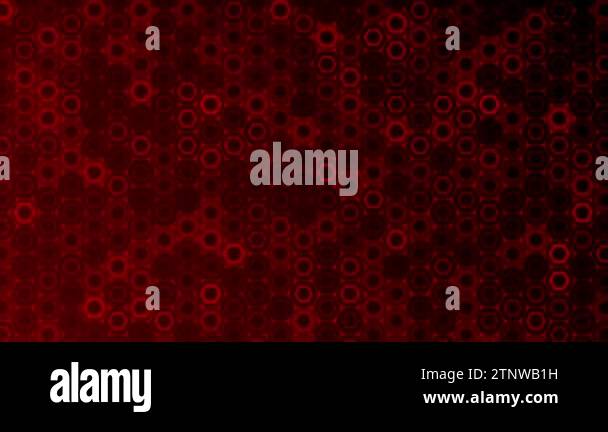 Animated Red color 2d hexagonal shapes technology sci-fi background ...