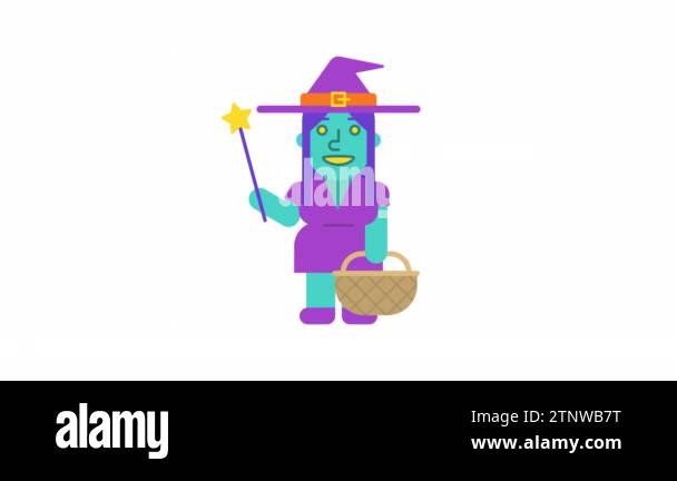 Witch wand cartoon Stock Videos & Footage - HD and 4K Video Clips - Alamy