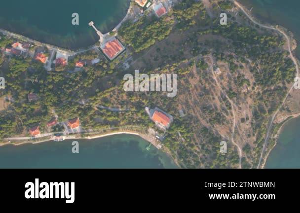 Drone footage at Urla Izmir Province, Turkey. Known as Quarantine ...