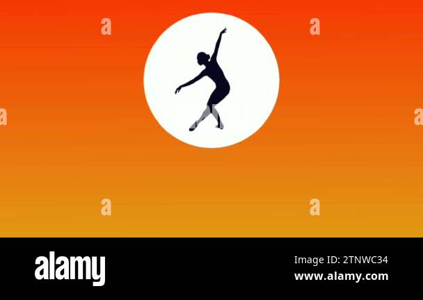 National Dance Day Animated background. Flat holiday animation. Motion ...