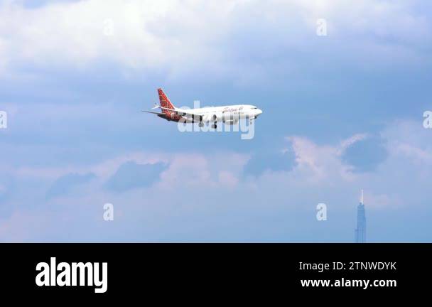 Ho Chi Minh City, Vietnam - August 5th, 2023: Passenger airplane ...