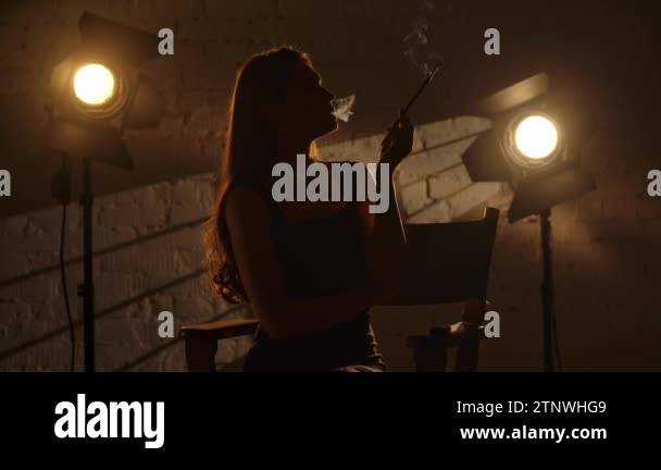 Cinematography and movie set backstage advertisement concept ...