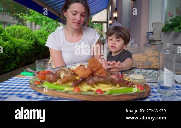 People eating food feast food Stock Videos & Footage - HD and 4K Video ...