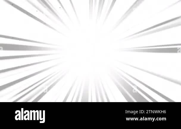 Cartoon speedline background in gray and white on a black background ...