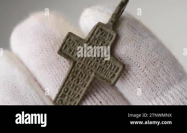 Ancient old historic medieval cross crucifix Stock Videos & Footage ...