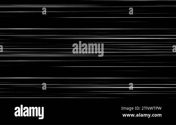 Anime speed line background animation on black. Comic Light Speed Lines ...