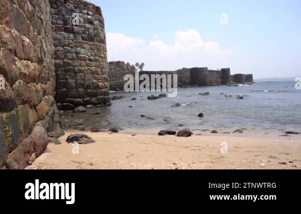 Sindhudurg Fort built by Chhatrapati Shivaji Maharaj in the center of ...