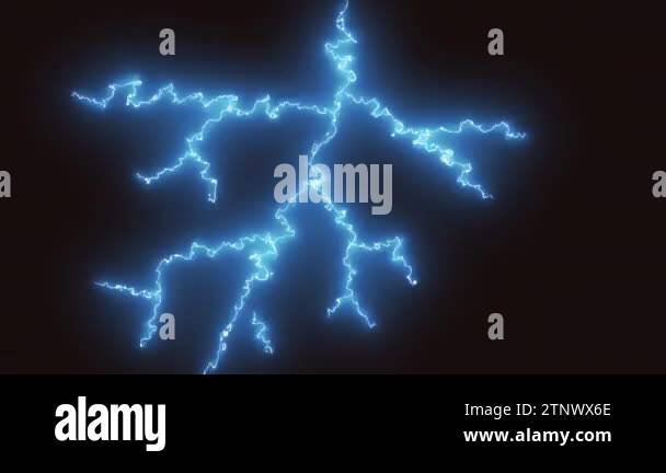 Lightning Strike flashing thunderstorms discharge Alpha Channel. Heavy ...