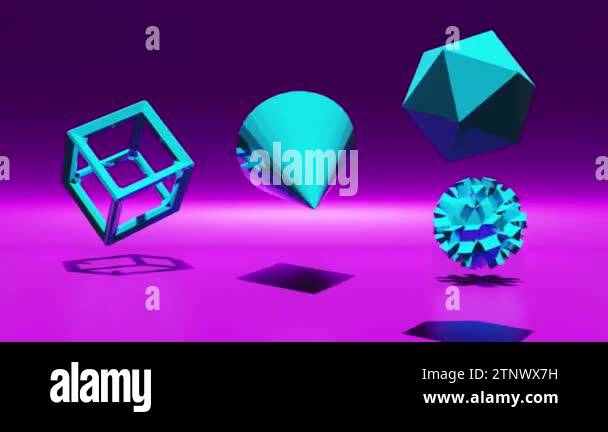 Cone sphere cube pyramid Stock Videos & Footage - HD and 4K Video Clips ...