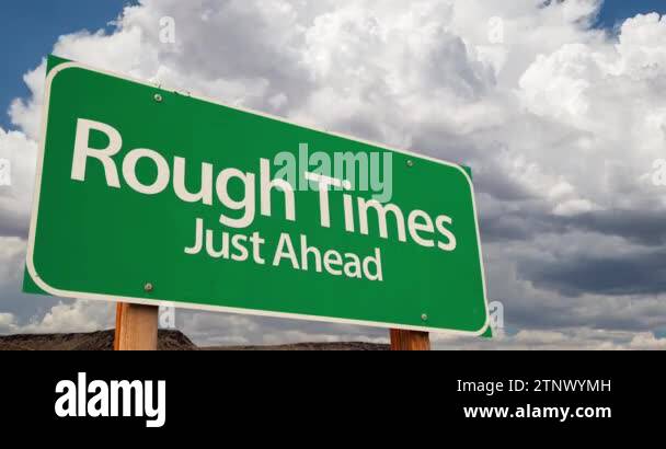 Rough times road sign Stock Videos & Footage - HD and 4K Video Clips ...