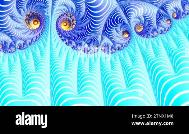Dancing Fractal - Iridescent Patterns in Mesmerizing 4K. Experience the ...