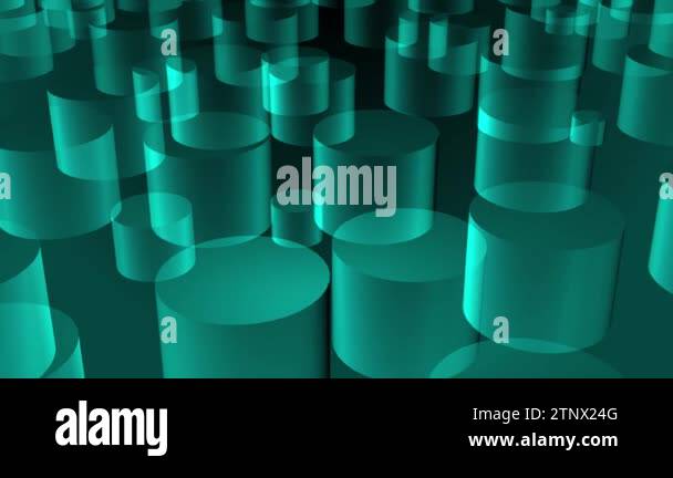 Abstract 3d cylinder shape animated Stock Videos & Footage - HD and 4K ...