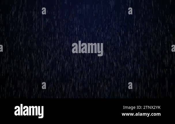 Falling raindrops footage animation in real time on black Stock Video ...