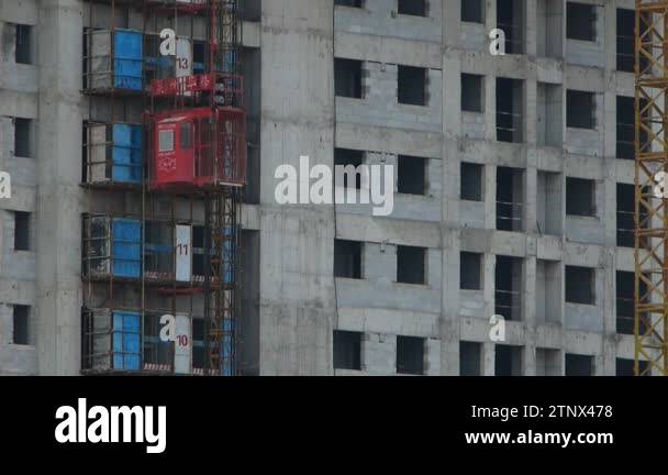 Worksite build building construct construction site Stock Videos ...