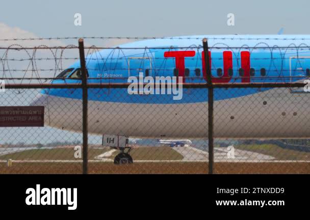 PHUKET, THAILAND - FEBRUARY 10, 2023: Carrier Boeing 787 Dreamliner, G ...