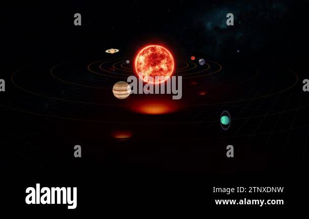 Gravity wireframe simulation in cosmos. Theory of Relativity in the ...