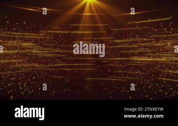4K Gold Stage Glitter Glamour Luxury Awards Show Glow Shining Ceremony ...