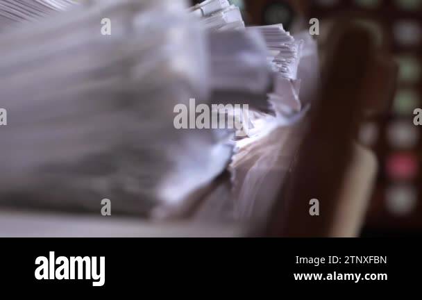 Paper file texture Stock Videos & Footage - HD and 4K Video Clips - Alamy