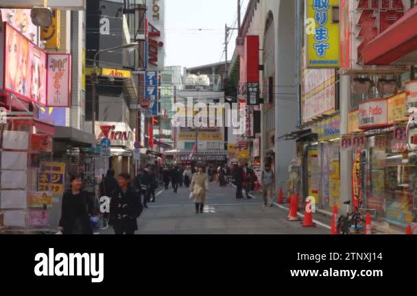 street towerd TANAKA MUSEN tower at Akihabara. Its a city location in Tokyo. camera : Canon EOS ...