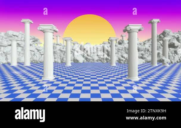 Pillar Sky Cloud Background Loop Stock Video Footage - Alamy