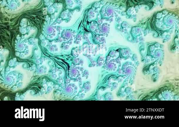 Dancing Fractal - Iridescent Patterns in Mesmerizing 4K. Experience the ...