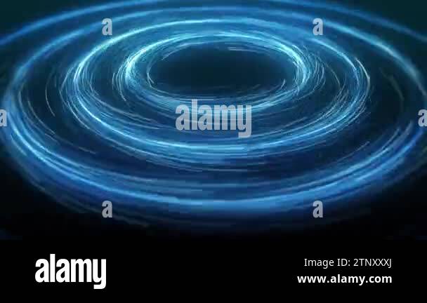 Kinetic Concentric Circles Spinning/ 4k animation of abstract dynamic speed spinning particles ...