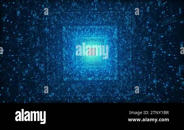 Digital Surface data flow Abstract technology big data background. Motion big data. Perspective ...