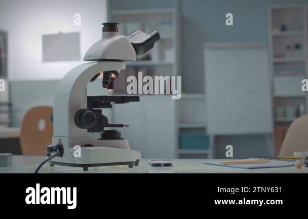Modern microscope on white Stock Videos & Footage - HD and 4K Video ...