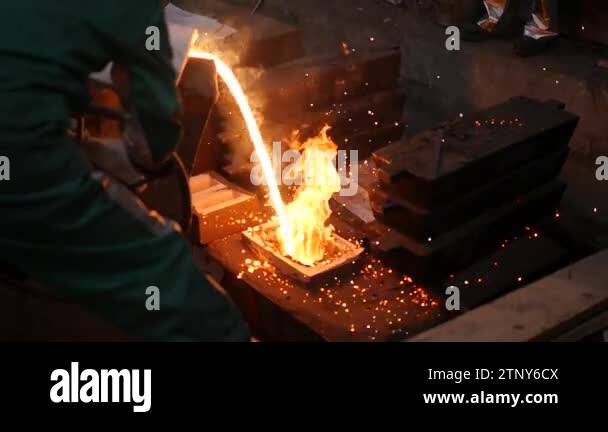 Casting iron by green sand process ; technology for Casting, in the ...