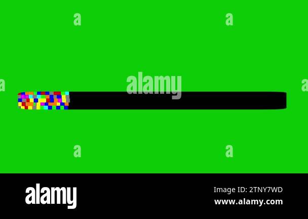 Digital loading process motion graphics with green screen background Stock Video Footage - Alamy