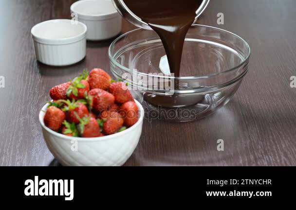 Woman pouring chocolate ganache Stock Videos & Footage - HD and 4K ...