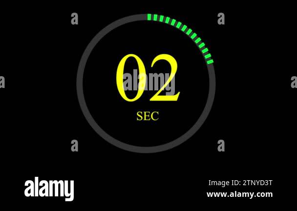 second and 1 minute time Countdown Timer stopwatch digital workout ...