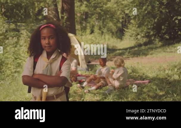 Girl scout on nature Stock Videos & Footage - HD and 4K Video Clips - Alamy